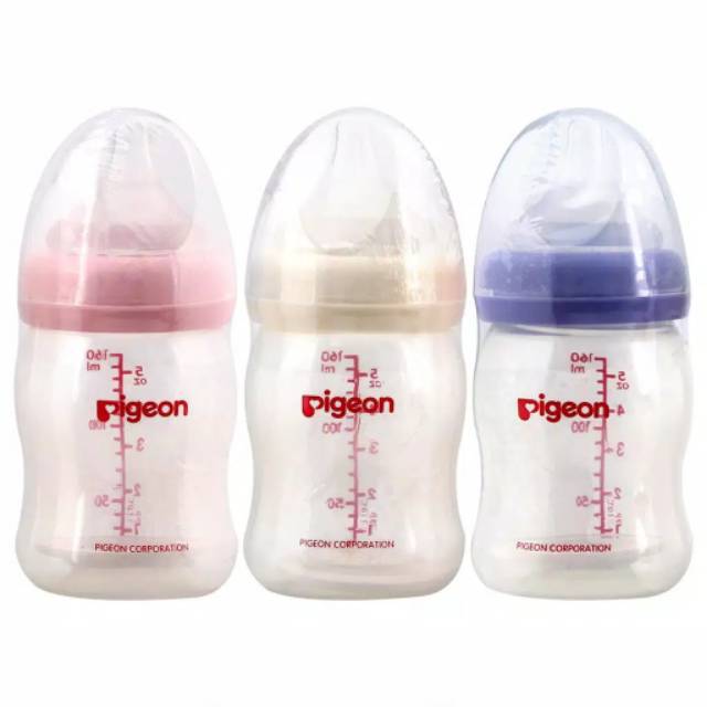Jual MOMMYNME PIGEON BOTOL WIDE NECK SOFT TOUCH PERISTALTIC PLUS 160ml 240ml SATUAN | Shopee ...