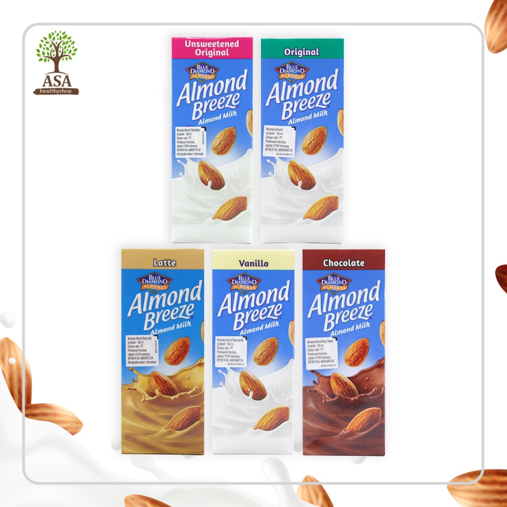 Jual Blue Diamond Almond Breeze Almond Milk 180ml | Shopee Indonesia