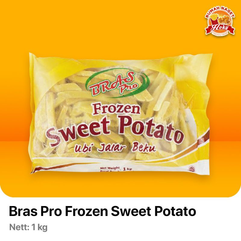 Jual Bras Pro Sweet Potato Ubi Jalar Frozen 1 kg | Shopee Indonesia