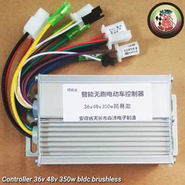 Jual Best Produk] Kontroler Sepeda Listrik 36V 48V 350W Bldc Brushless ...