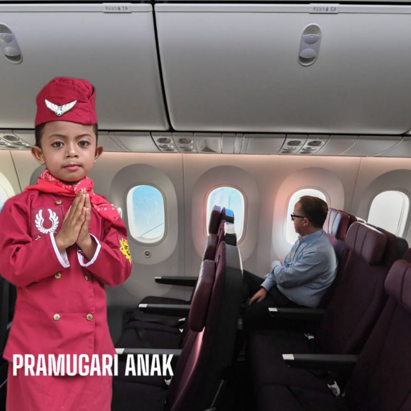 Jual Baju Karnaval Model Pramugari merah, baju Karnaval, pramugari ...