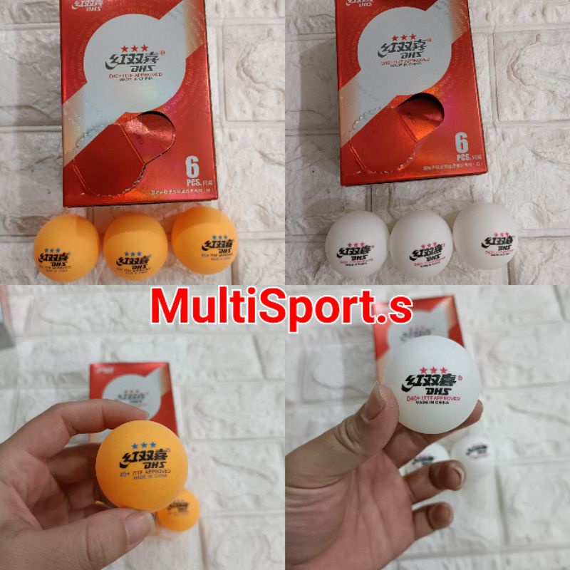 Jual BOLA TENIS MEJA HDS BINTANG 3 40+ | Shopee Indonesia