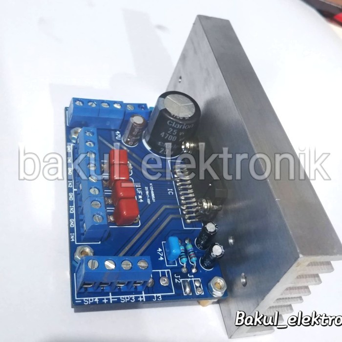 Jual Power Amplifier 12v 4 Channel Tda7388 4X41W Quad Audio - kit jadi | Shopee Indonesia