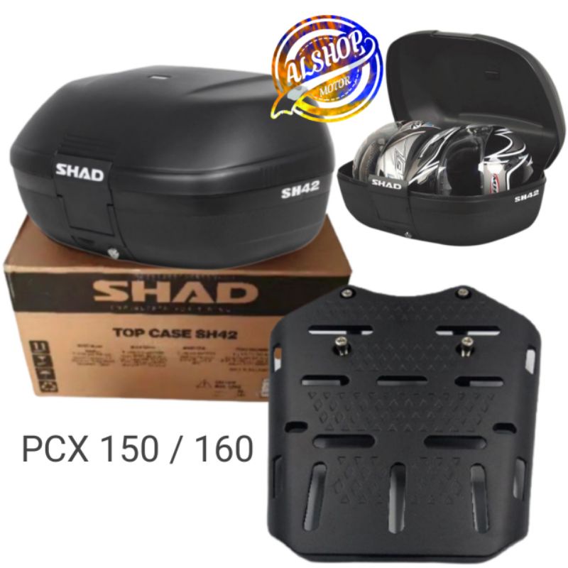 Jual PAKETAN BOX SHAD SH42 SH 42 DAN BREKET BOX HONDA PCX 150 NEW PCX ...