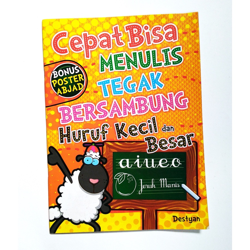 Jual Cepat Bisa Menulis Tegak Bersambung Huruf Kecil dan Besar Bonus ...