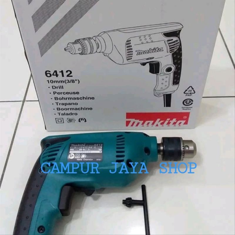 Jual Mesin Bor Makita 6412/Bor Listrik/Bor Tangan Berkualitas/Bor Kayu/Bor Besi | Shopee Indonesia