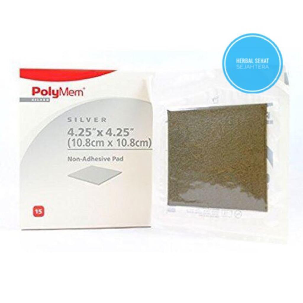 Jual POLYMEM SILVER NON-ADHESIVE Polymem Silver Non - Adhesive 10.8cm x ...