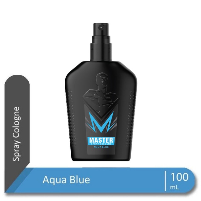 Jual MASTER SPRAY COLOGNE AQUA BLUE 100ML | Shopee Indonesia