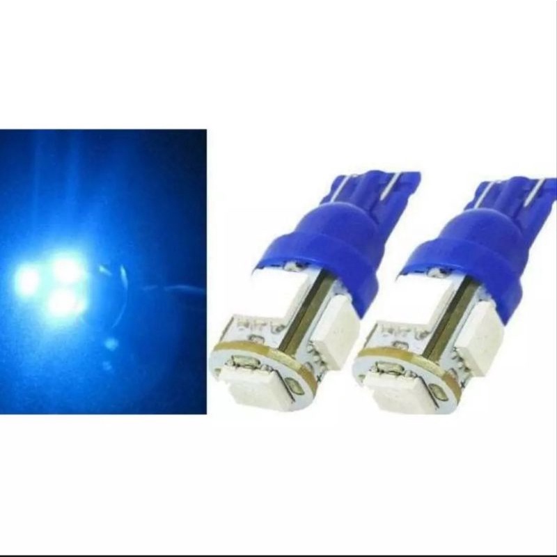 Jual Lampu Senja Motor Dan Mobil T10 Led 5 mata. Bisa buat spido motor ...