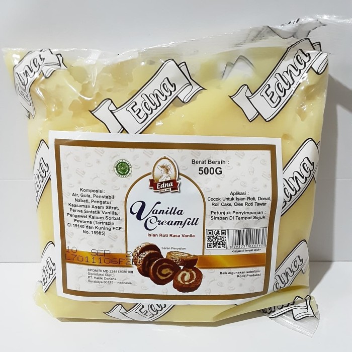 Jual EDNA CREAMFILL 500 GR-ISIAN KUE-ISIAN ROTI-SELAI - | Shopee Indonesia