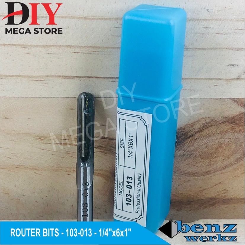 Jual Router straight bit / mata profil 6 mm x 1/4" benz werkz ( 103-013 ...