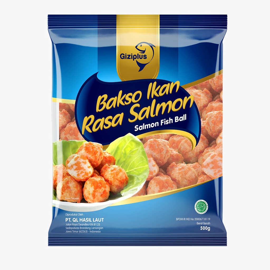 Jual GIZI PLUS Bakso Salmon 500g Murah | Shopee Indonesia