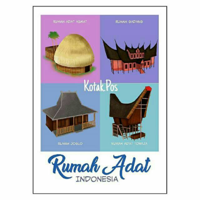 Jual RUMAH ADAT KHAS INDONESIA TRADISIONAL GADANG JOGLO ASMAT TORAJA ...