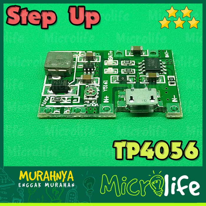 Jual 18650 BATTERY CHARGER BOARD DC-DC STEP UP BOOST MODULE TP4056 ...