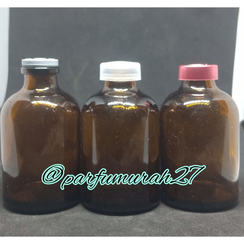Jual Botol Vial 50ml Amber / Botol Penisilin 50ml Amber | Shopee Indonesia