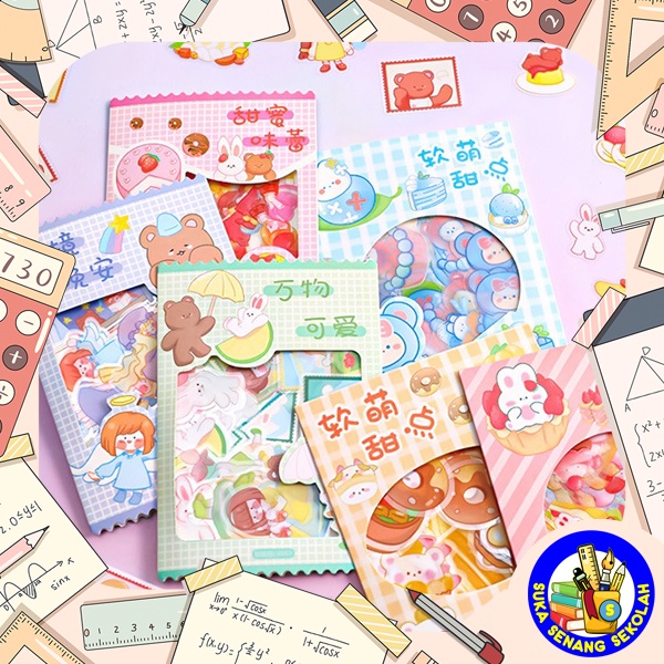 Jual Sticker Diary Cute Girl 45 PCS SS0007 | Shopee Indonesia