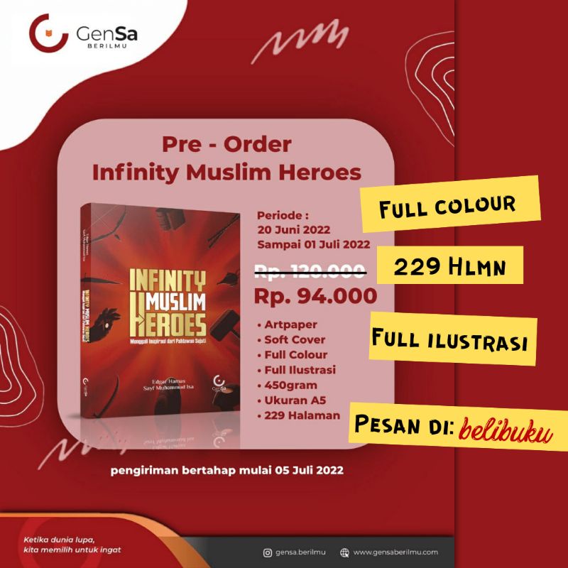 Jual READY!! Infinity muslim heroes Edgar Hamas Sayf isa Gensa berilmu ...