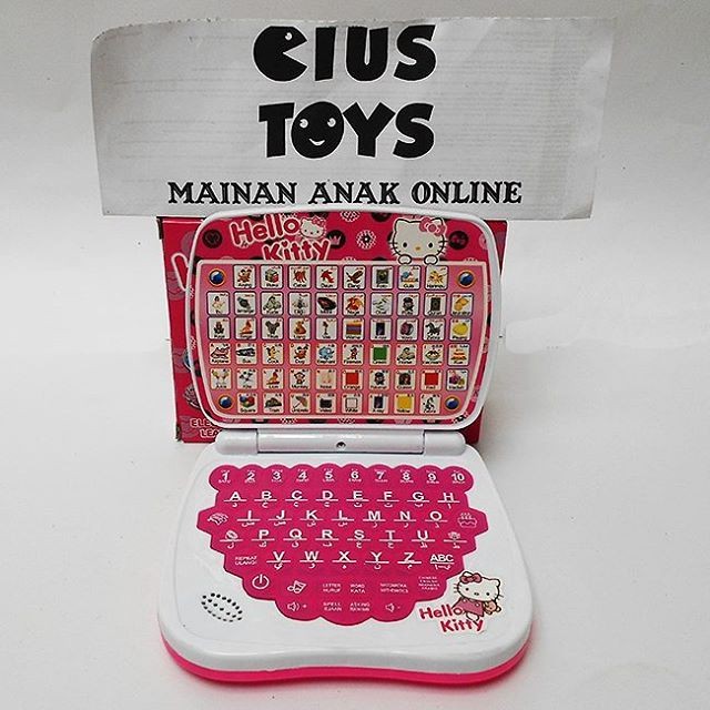 Jual mainan anak edukasi laptop mini hello kitty murah | Shopee Indonesia