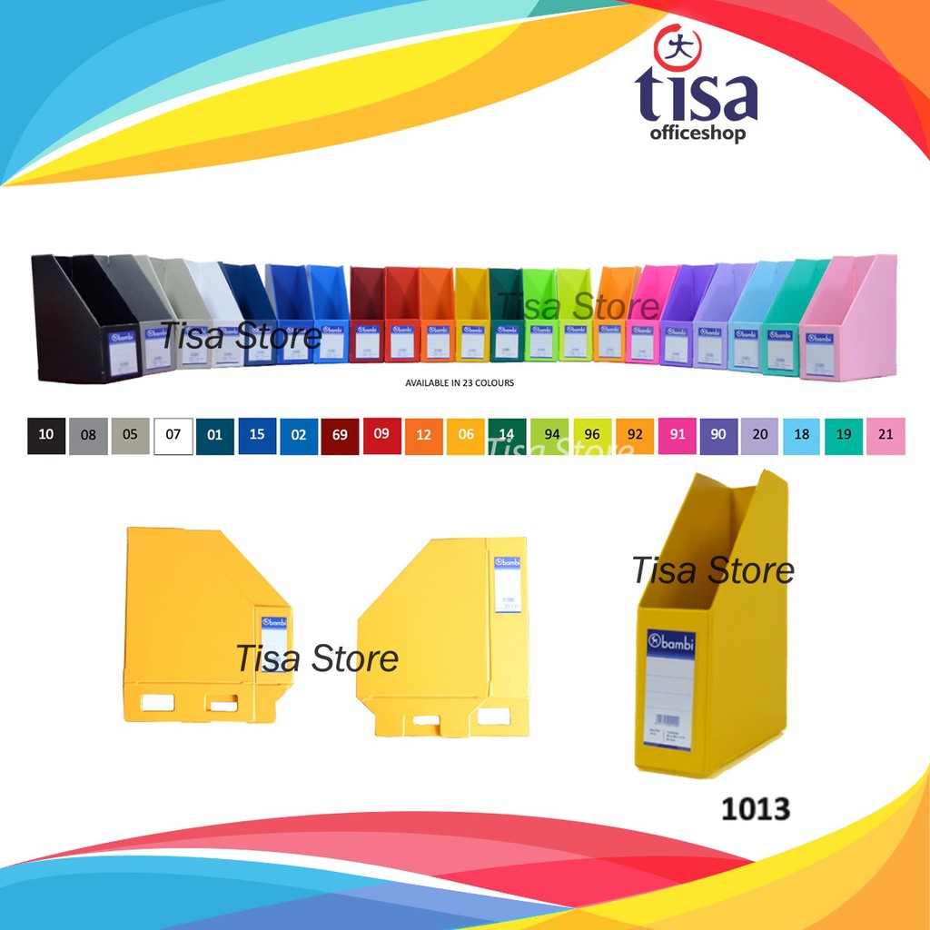Jual Box File Bambi 1013 Laminated PVC Magazine Files 80mm | Shopee ...