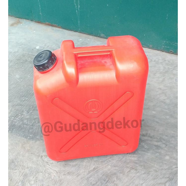 Jual Jerigen Serbaguna 10 Lt Warna Merah Buat Air, Minyak, Sabun Cair ...