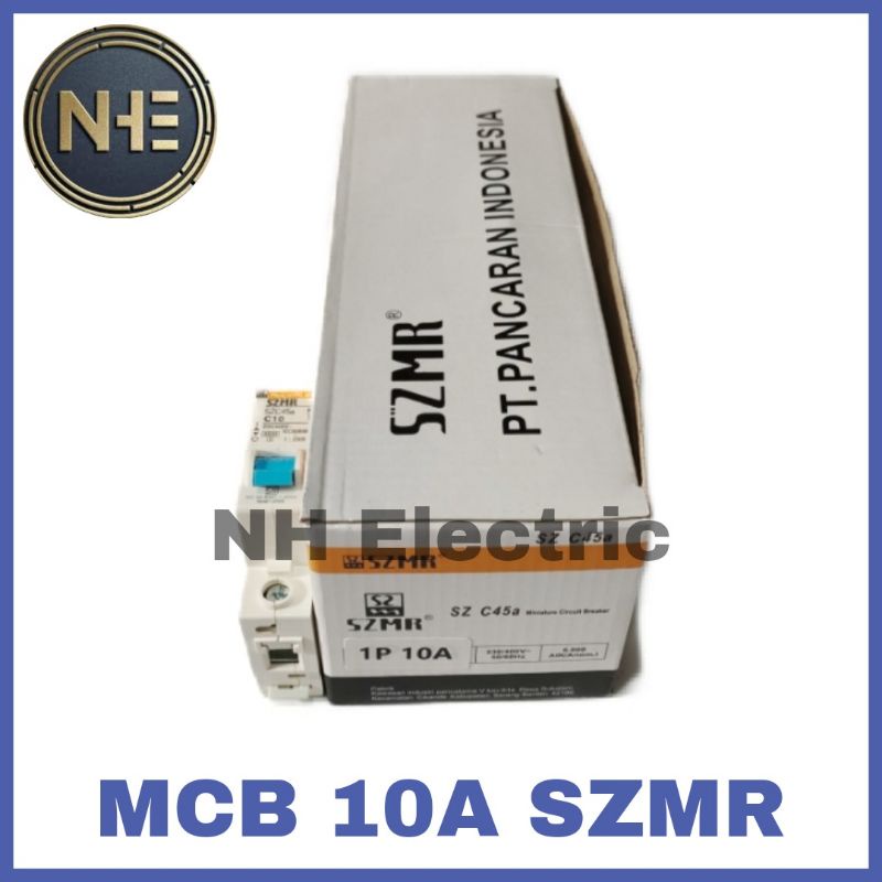 Jual Mcb 10a Szmr - Mcb 10 Ampere Szmr - Mcb 10a 1phase Szmr SNI ...