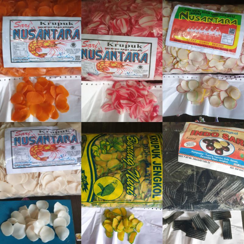 Jual KERUPUK KEMPLANG/KERUPUK BAWANG/KERUPUK UDANG NUSANTARA/KERUPUK ...