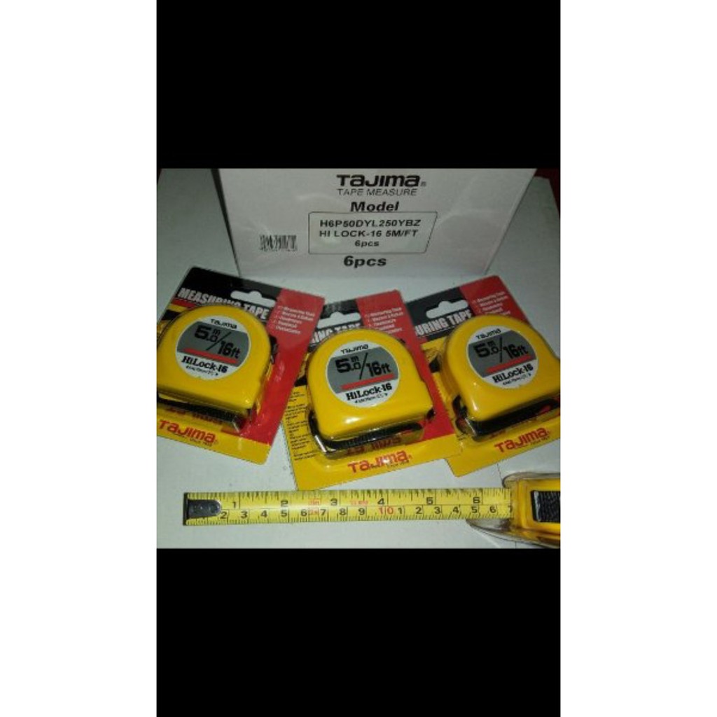 Jual TAJIMA METERAN ROLL MEASURING TAPE PANJANG 5 METER | Shopee Indonesia