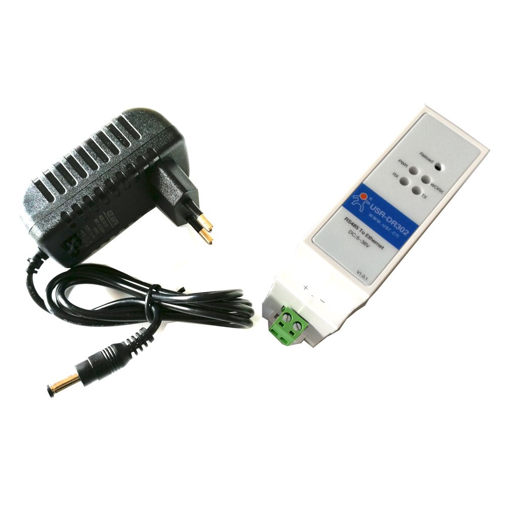 Jual Din-Rail Modbus RS485 Serial Port to Ethernet Converter USR-DR302 | Shopee Indonesia