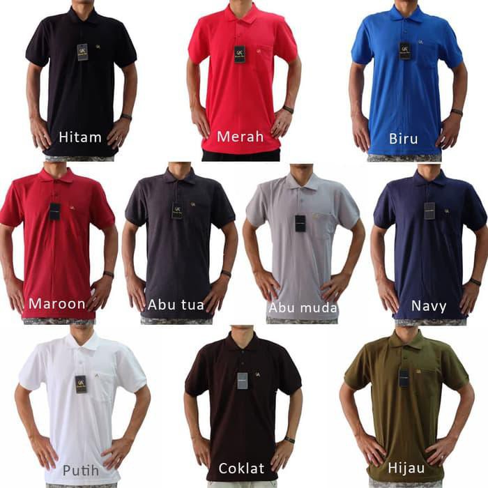 Jual Terbaru Polo Shirt Kaos Polo - Lacos Cvc - Golden Army - Hitam, S Paling Baru | Shopee ...
