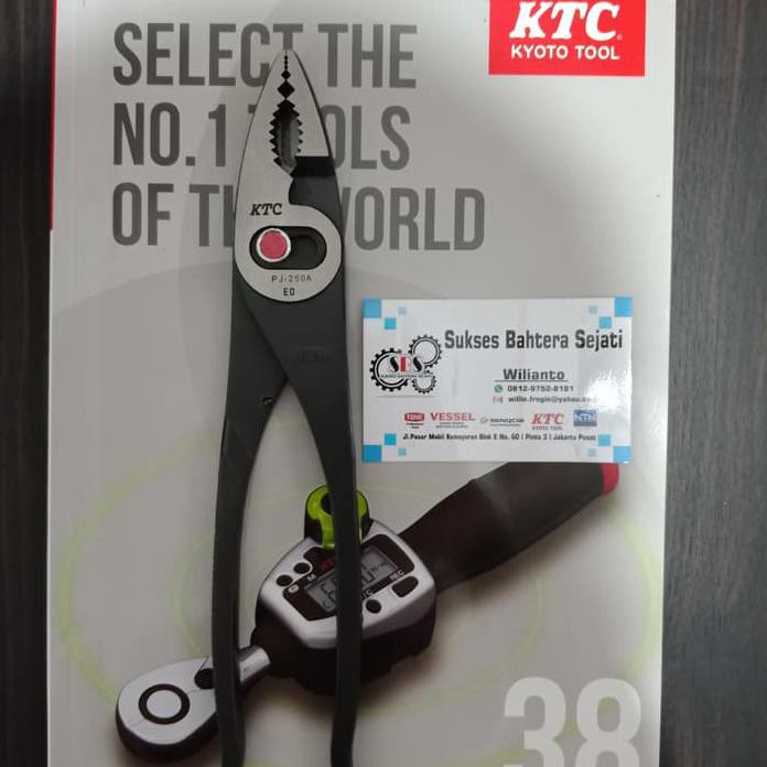 Jual PJ-250 A- TANG KOMBINASI 25CM / COMBINATION PLIERS KTC | Shopee Indonesia