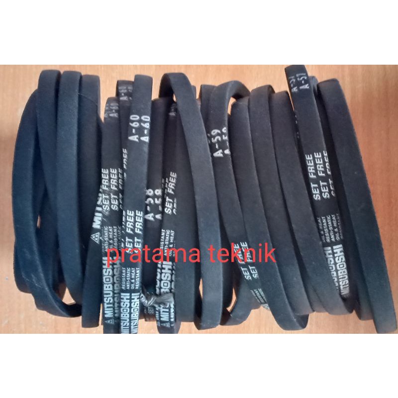 Jual v belt vanbelt tali kipas mitsuboshi A56 A57 A58 A59 A60 | Shopee Indonesia