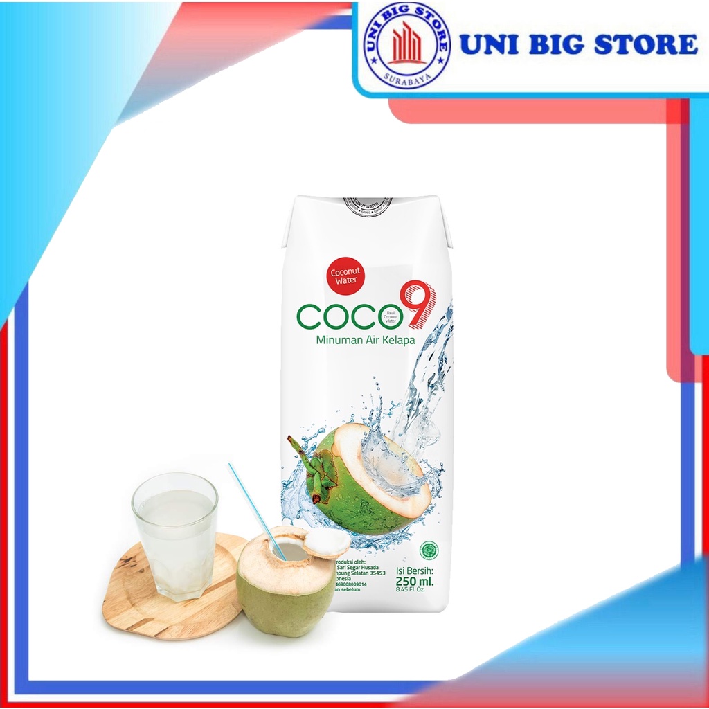 Jual Rose Brand Coco 9 Minuman Air Kelapa 250 ml Coconut Water Coco9 | Shopee Indonesia