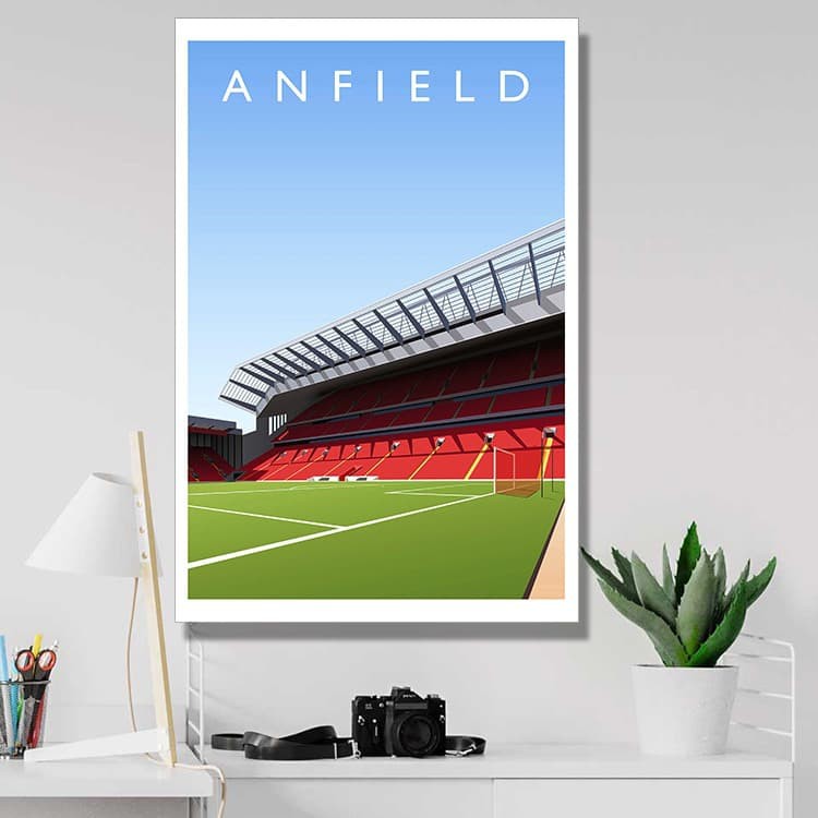 Jual Poster LIVERPOOL frame A3+ (31x46cm) Poster LIVERPOOL ANFIELD ...
