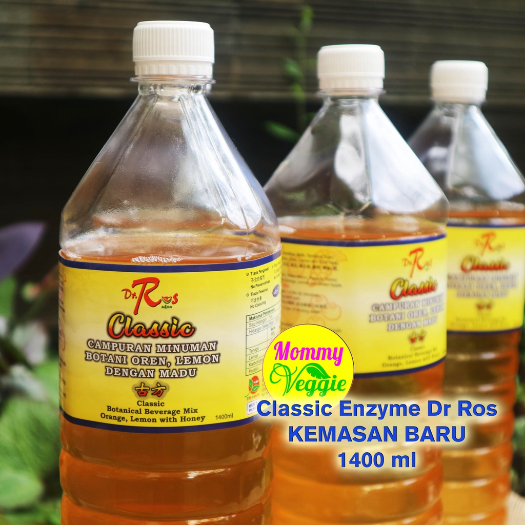 Jual Classic Enzyme Dr Ros | 1400 ml | Klasik Enzim | Tanpa Pengawet ...