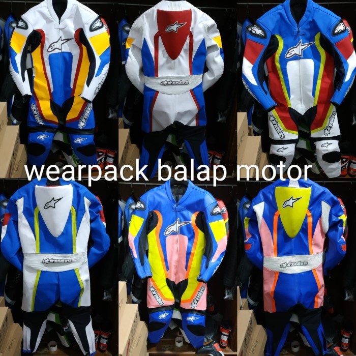 Jual MOTOR-JAKET- WEARPACK BALAP MOTOR SATU SET LENGKAP -JAKET-MOTOR ...