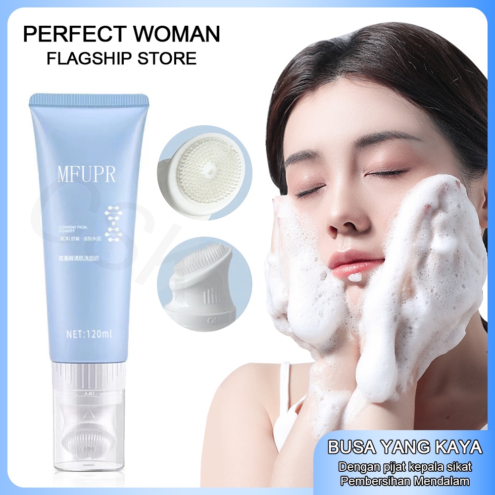 Jual Asam amino Face Facial Wash Gentle Skin Cleanser 120ml Sabun Wajah ...