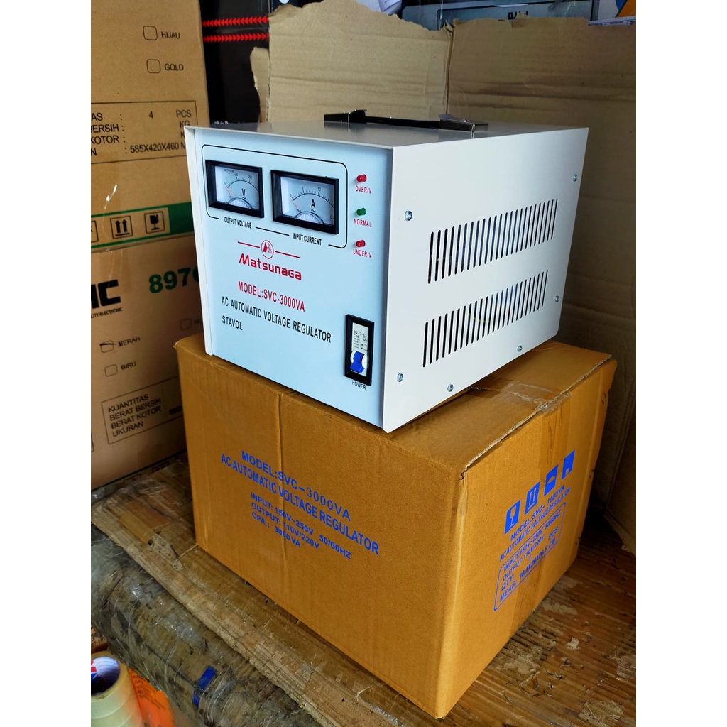Jual Stabilizer Matsunaga Stabilizer/stavol listrik 3000 va Alat ...