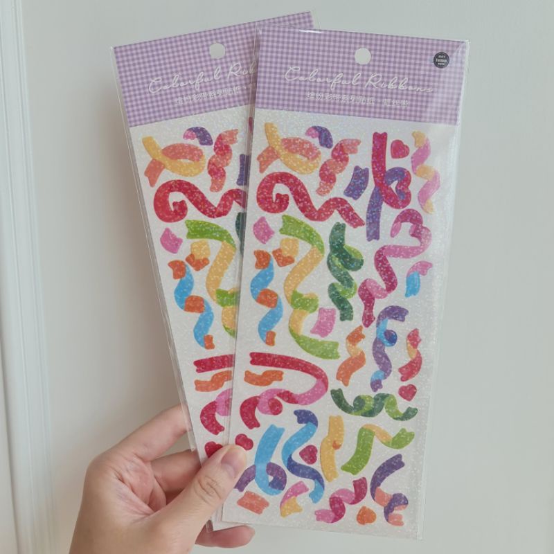 Jual Journaling Ribbon Confetti Deco Sticker Deco Stickers Stiker ...