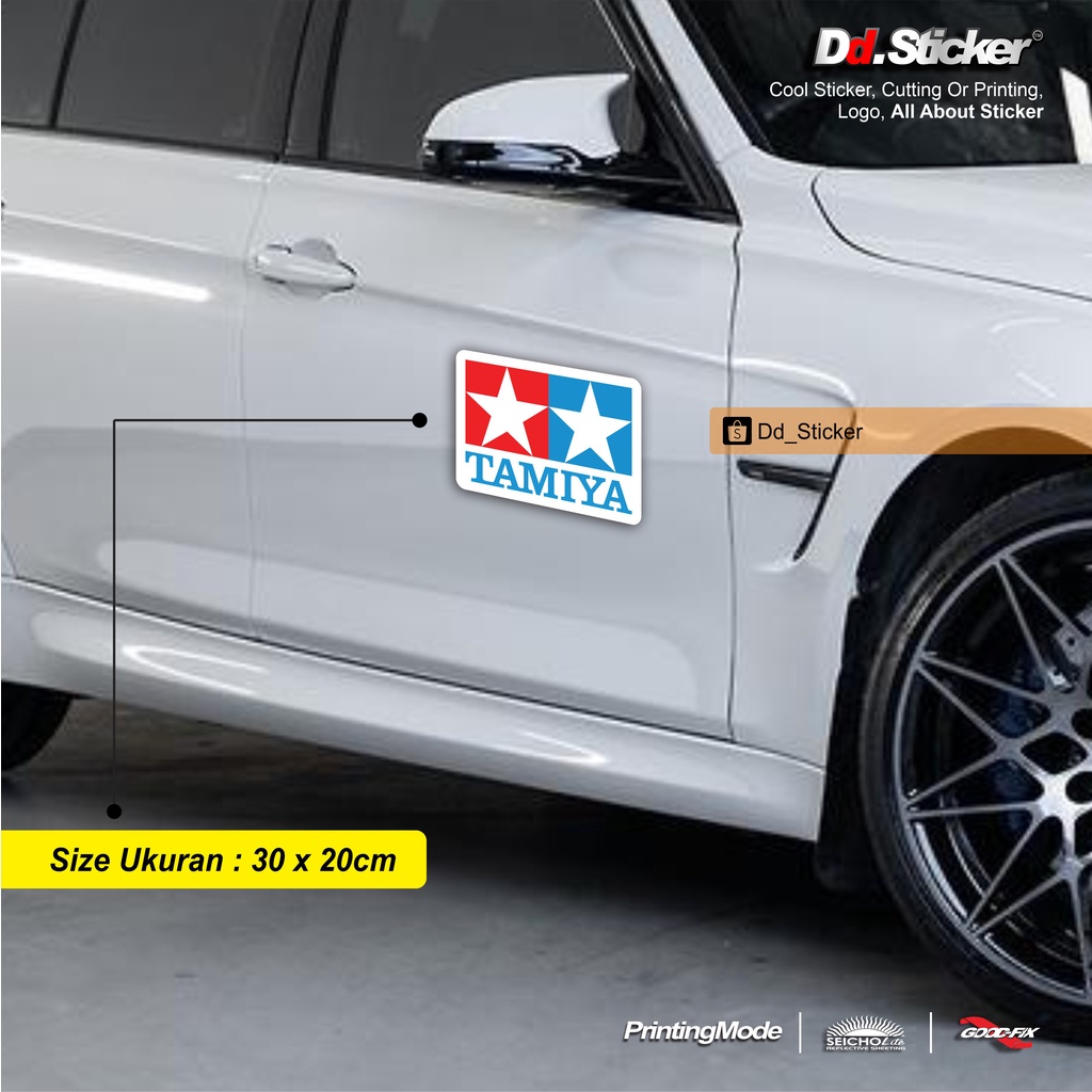 Jual Logo TAMIYA Decal Vinyl Pintu Mobil | Printing Sticker | Shopee ...