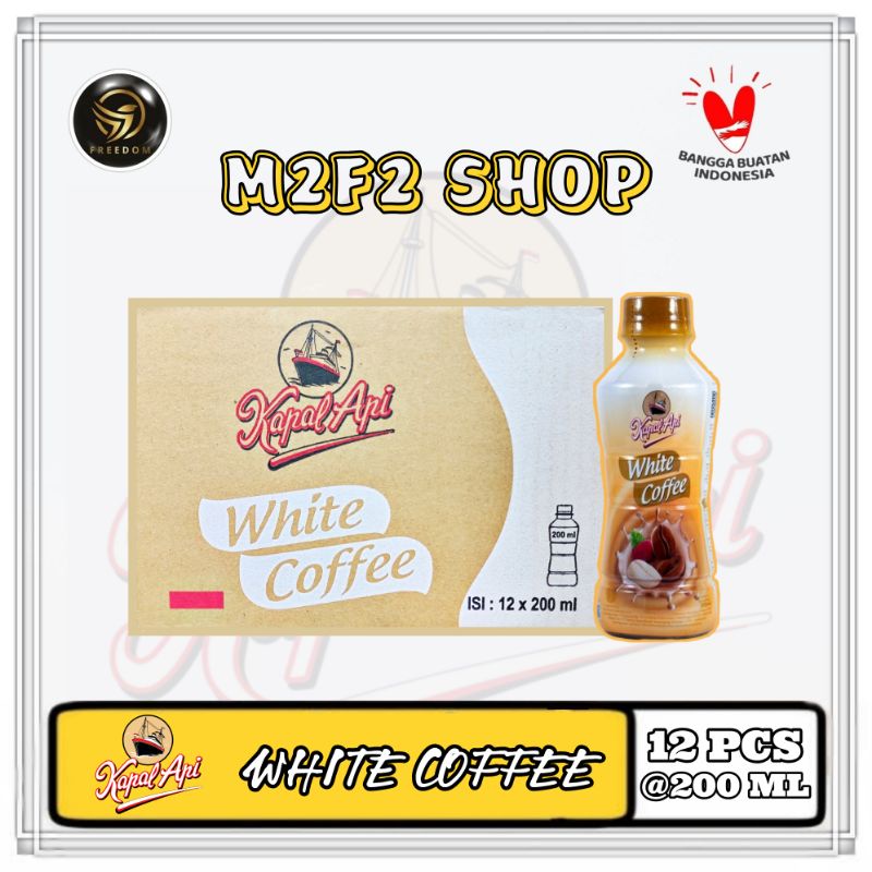 Jual Kopi Kapal Api White Coffee Botol Pet - 200 ml (Kemasan Karton ...
