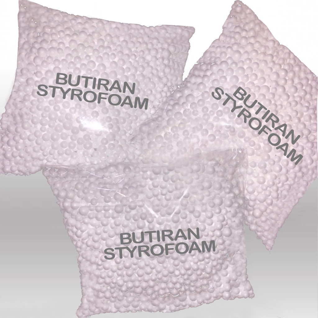Jual Butiran Gabus Sterofoam / Styrofoam Bola Putih Hiasan Souvenir ...
