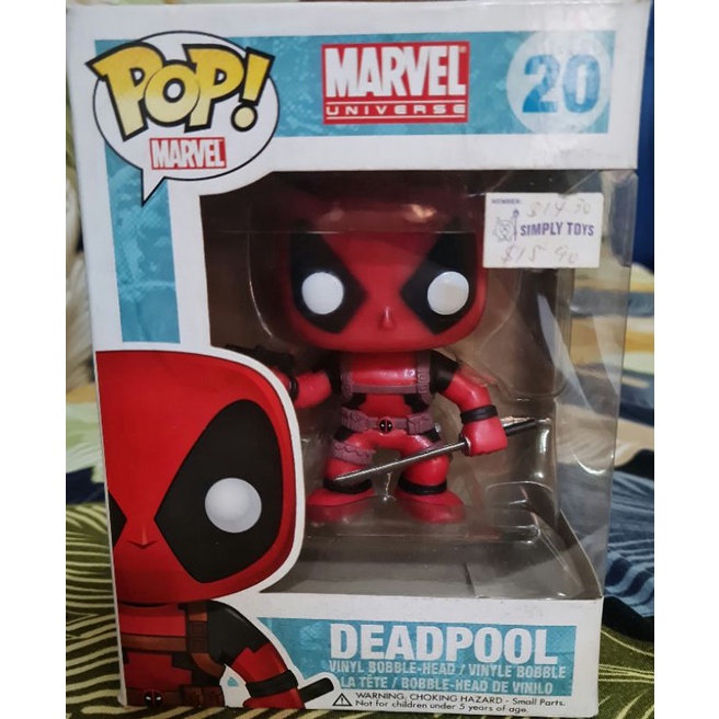 Jual Funko Pop! Marvel Deadpool First Edition | Shopee Indonesia