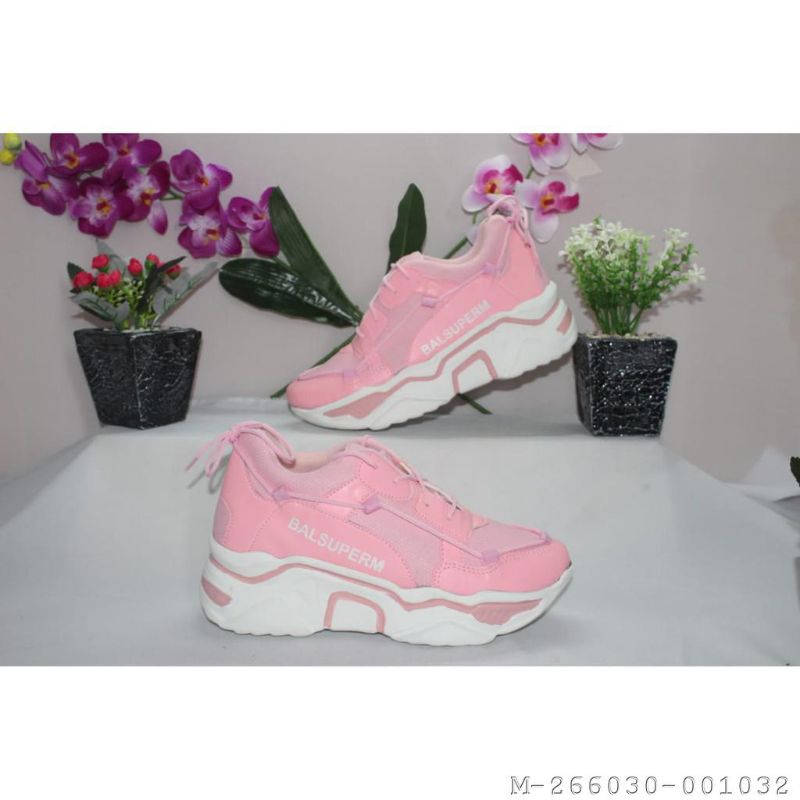 Jual SEPATU SNEAKER WANITA SPORT PU LEATHER VRJS-011 WARNA: PUTIH ...