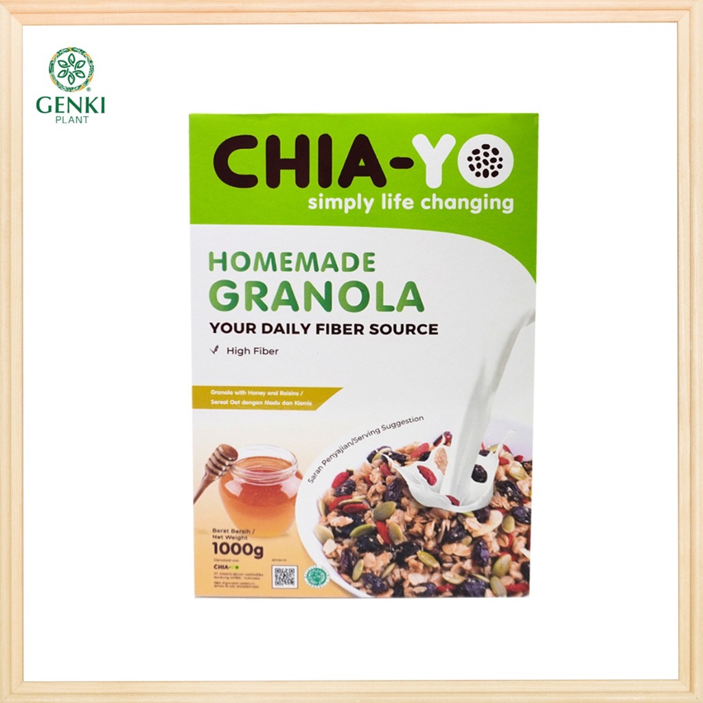 Jual Chia-Yo Homemade Granola Original - 1 kg | Shopee Indonesia
