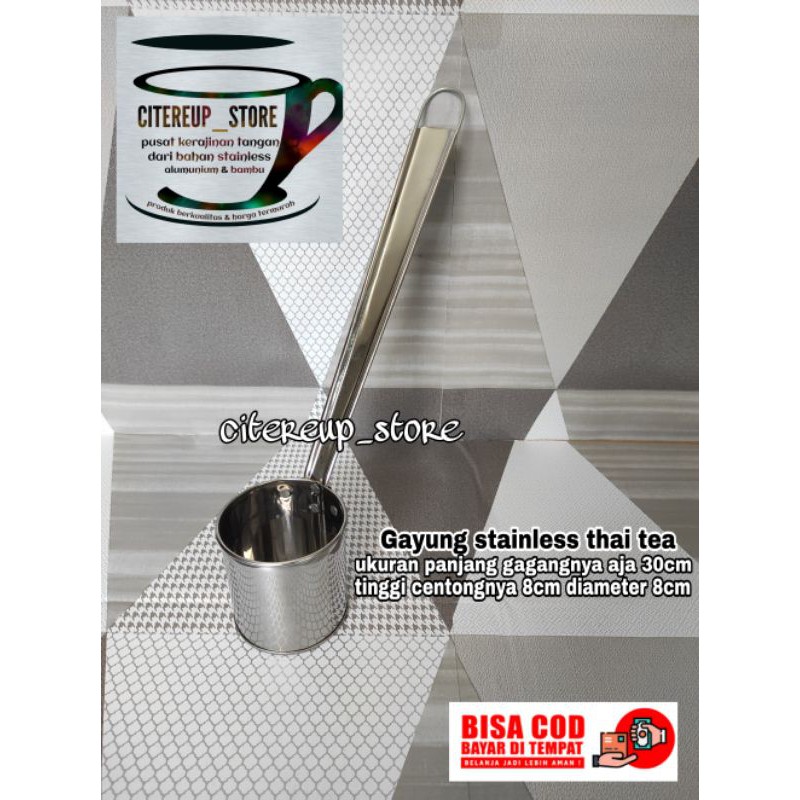 Jual Gayung stainless thai tea - gayung kopi - bajigur - teh tarik ...