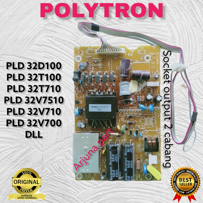 Jual POWER SUPLY TV POLYTRON PLD32T700 / PSU POLYTRON 32 / PLD32T710 / PLD32D100 / PLD32V7510 ...