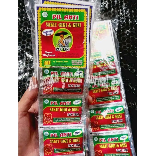 Jual Pil pak tani sakit gigi original HARGA PAKET 1 SLOP ISI 5 RENCENG LEBIH MURAH | Shopee ...
