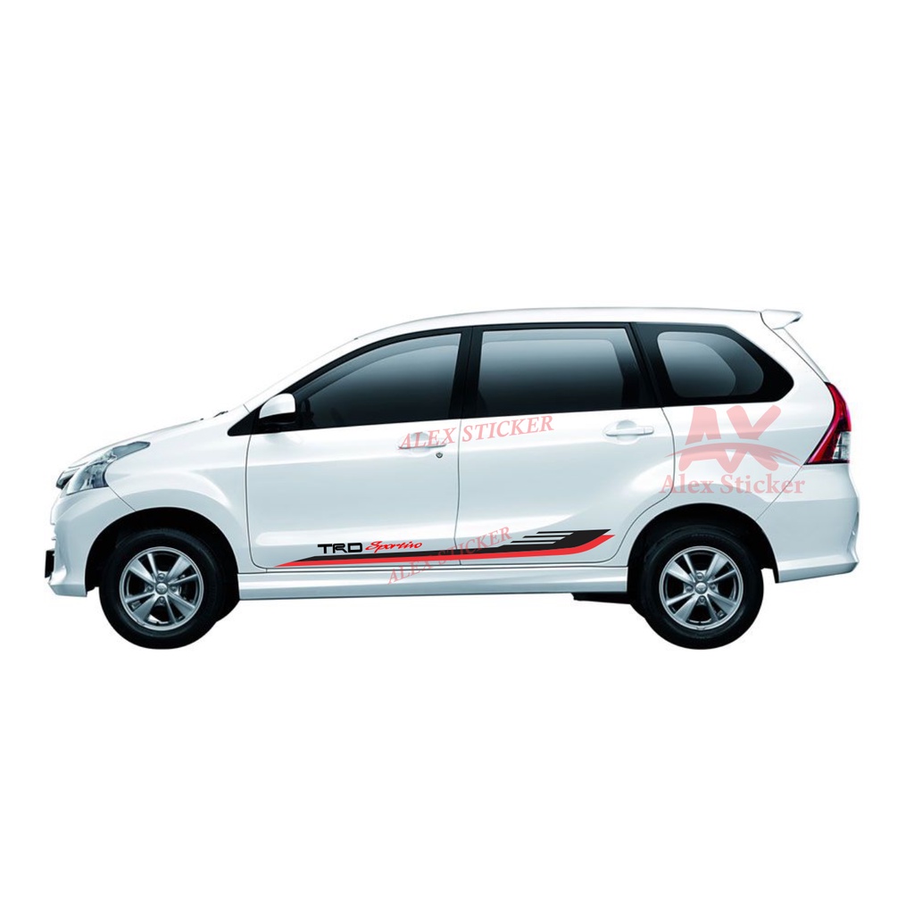 Jual STIKER MOBIL LIST TRD STICKER STIKER MOBIL TOYOTA AVANZA XENIA ...