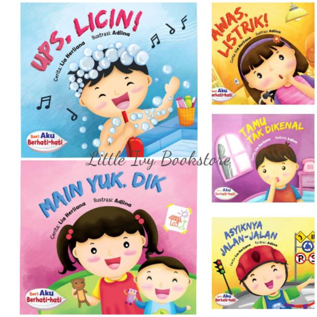 Jual Seri Aku Berhati Hati Ups, Licin!/Main Yuk, Dik/Awas Listrik!/Tamu Tak Dikenal/Asyiknya ...