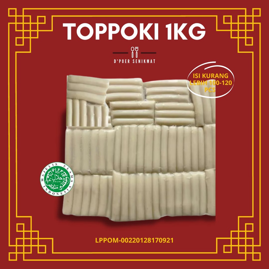 Jual TOPOKI 1 KG / Topokki / Teobokki / Tteokbokki / Rice Cake / Cemilan Korea Halal | Shopee ...